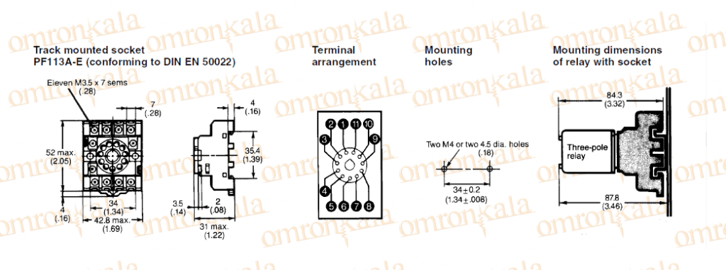 خرید رله امرن | رله omron | رله امرن MK3P-I